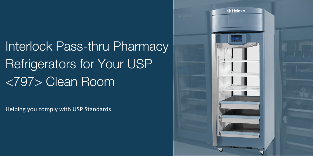Interlock Pass-thru Pharmacy Refrigerators for Your USP Clean Room