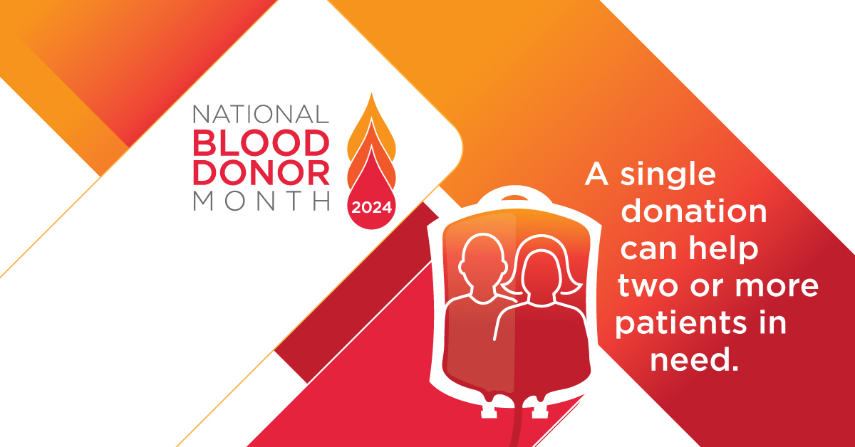 Save Lives During National Blood Donor Month