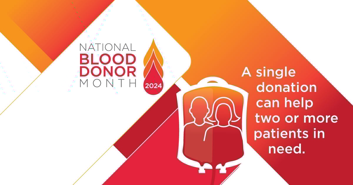 Save Lives During National Blood Donor Month